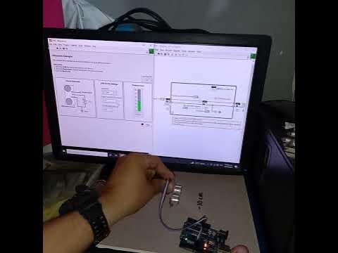 Sensor Ultrasonico LabView - YouTube