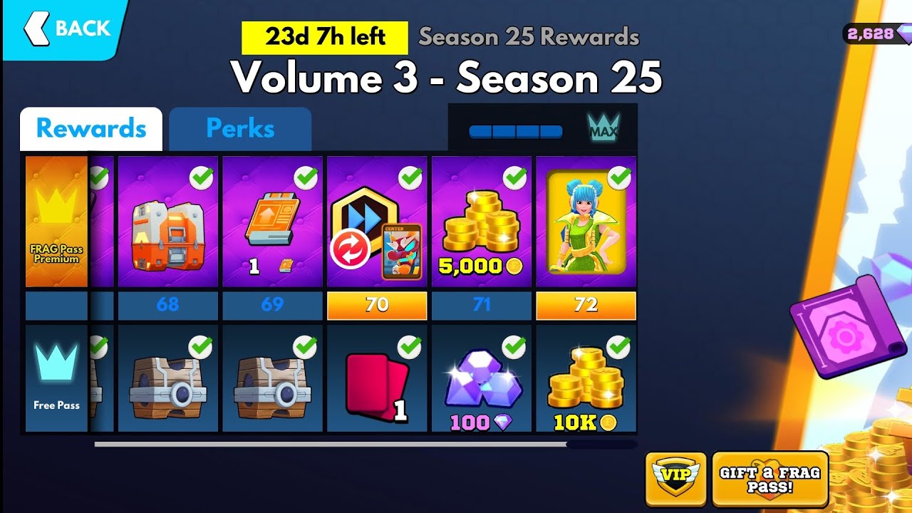 Vol.3 Season 25 Frag Pass Purchase 🎯 || Frag Pro Shooter || #frag # ...