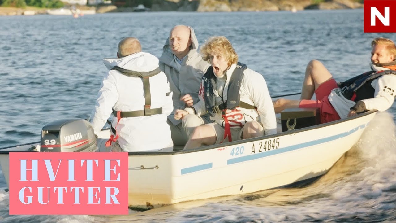 Hvite gutter | Jens kaster øl ut i havet for å sikre vors | discovery+ ...