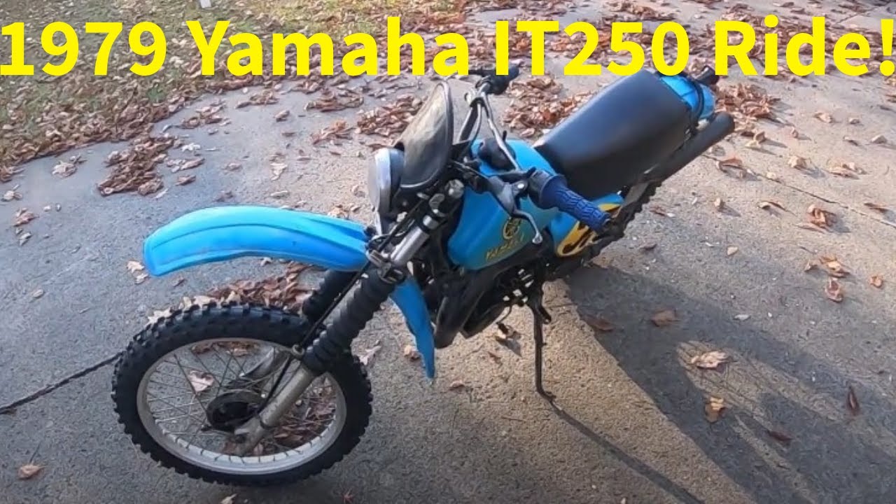 Riding The 1979 Yamaha IT250 For The First Time In MONTHS! - YouTube