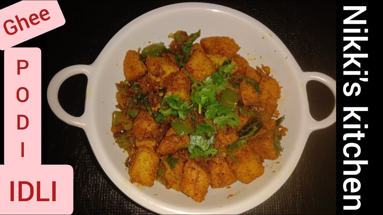 Tempered ghee podi idli recipe | Podi idli recipe | Masala idli recipe ...