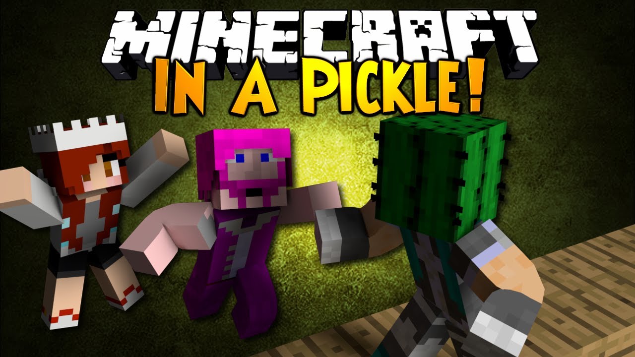 Minecraft Mini-Game: IN A PICKLE! - YouTube