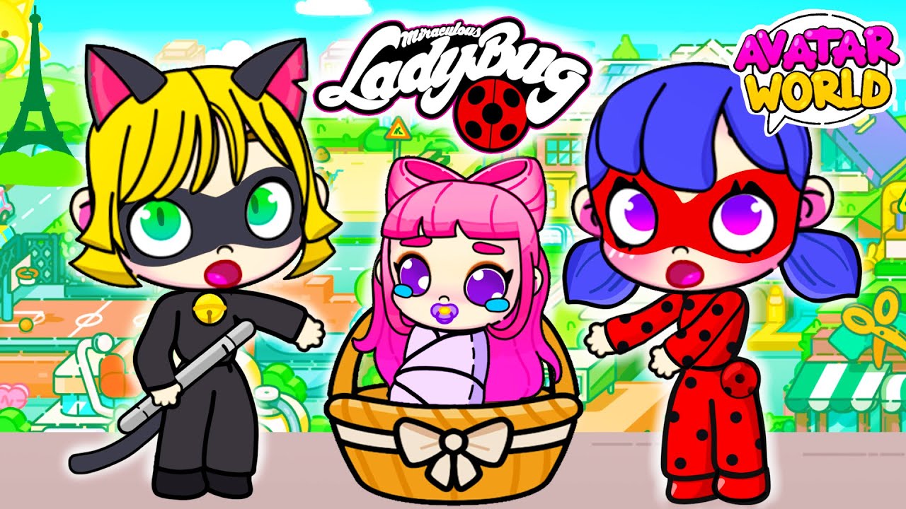 Fui Adoptada por Ladybug en Avatar World | Toca Boca | Historia de Toca ...
