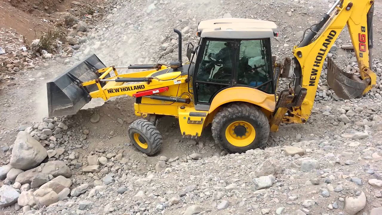 Retroexcavadora - YouTube