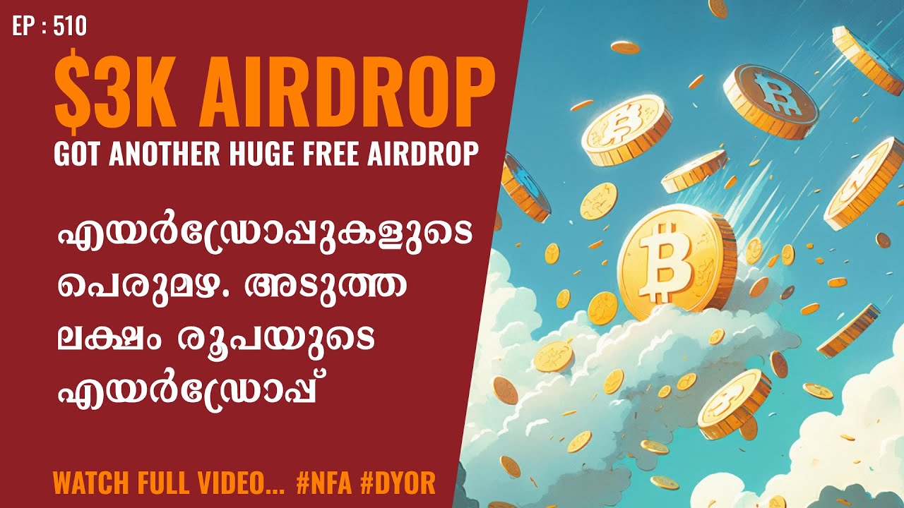 $3000 Airdrop Recieved | FREE Airdrops Season | Dont Miss These ...
