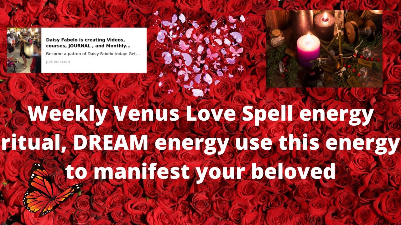 Venus spell magick weekly ritual with dream manifesting - YouTube