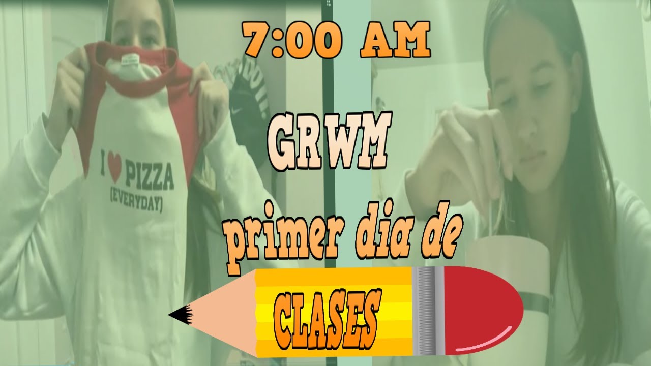 GRWM para el PRIMER DIA DE INSTITUTO | Amaya Cartoon - YouTube