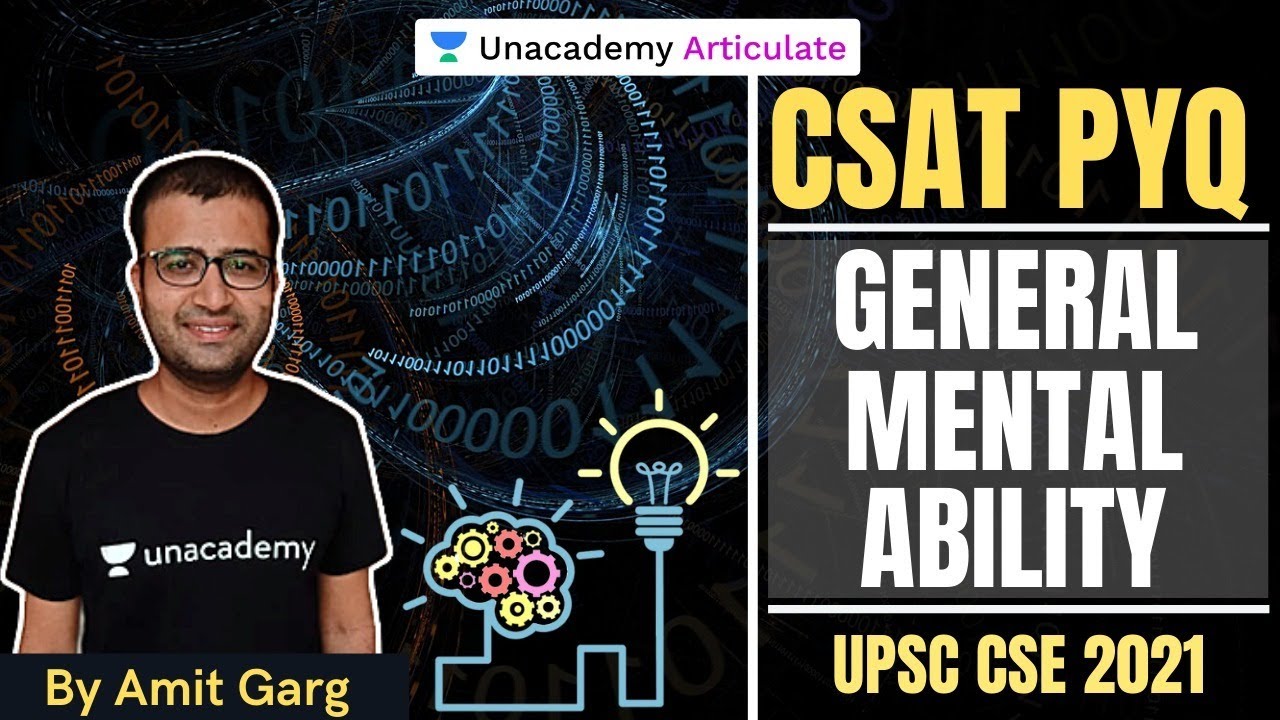 Marathon Session on CSAT PYQ General Mental Ability | UPSC CSE 2020-21 ...