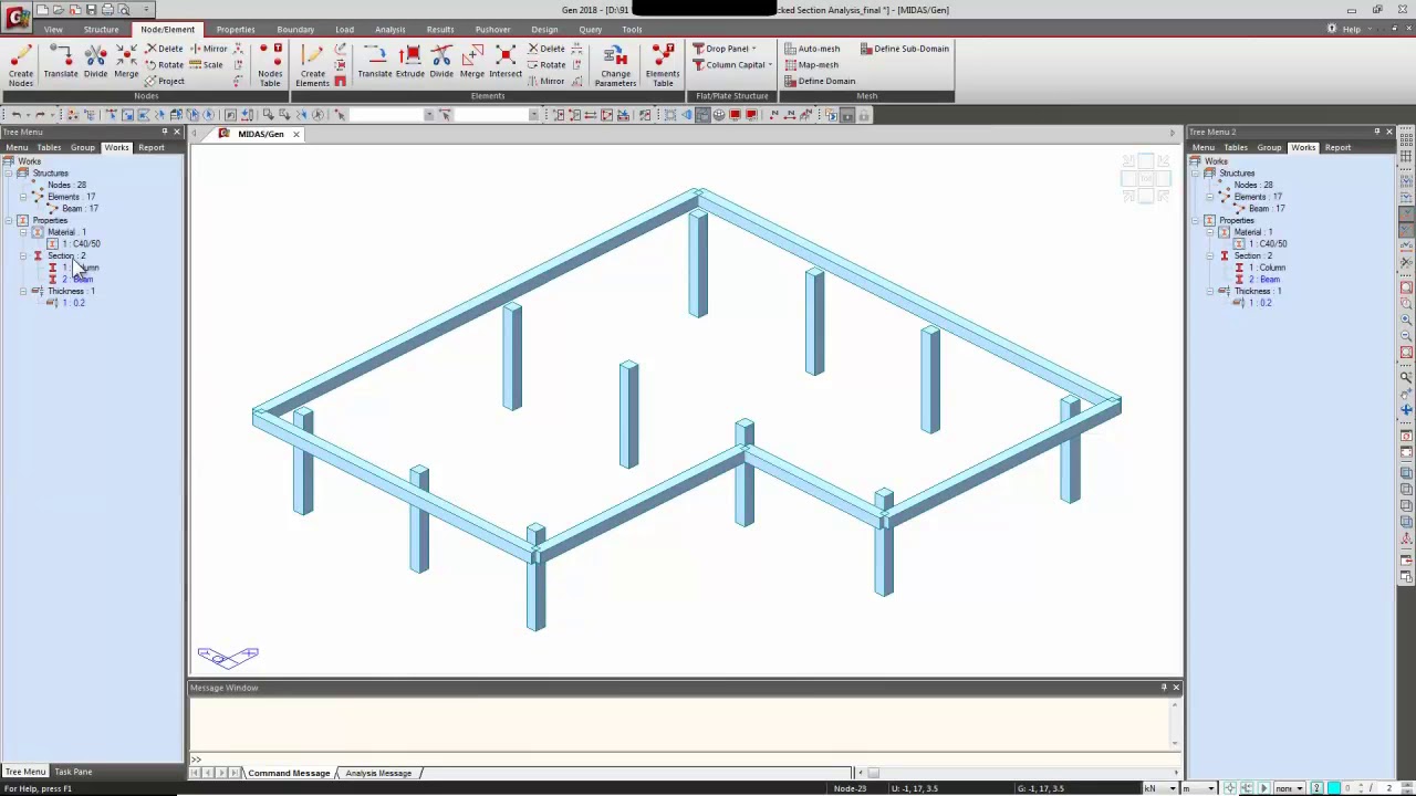 Design of Flat Salb Building with Drop Panels and Column Capital - YouTube