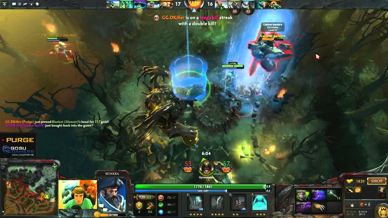 Dota 2 Purge plays DireTide Kunkka mp4 - YouTube