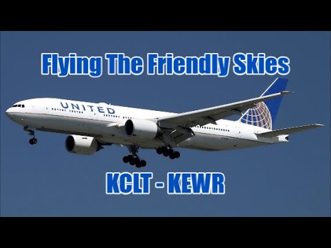 Flying The Friendly Skies | KCLT - KEWR | UA3560 | E175 - YouTube