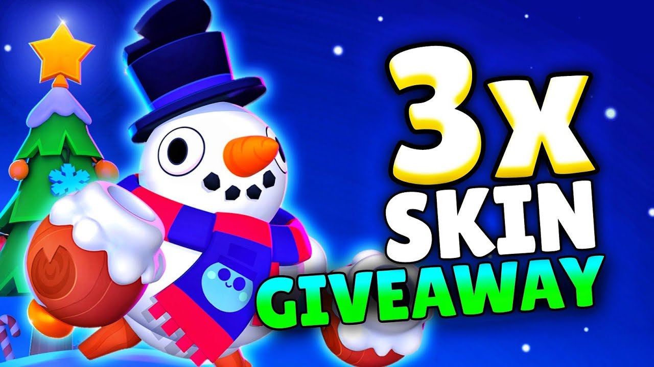 3x Snowman Tick Skin GIVEAWAY ☃️😍 [Brawl Stars India🇮🇳] - YouTube