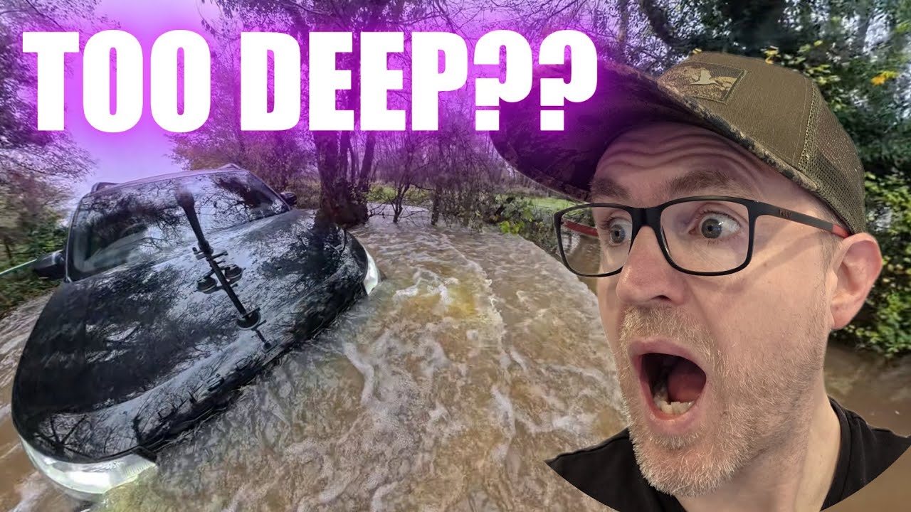 Land Rover Discovery Wading In Fords in the Wake of Storm Claudia - YouTube