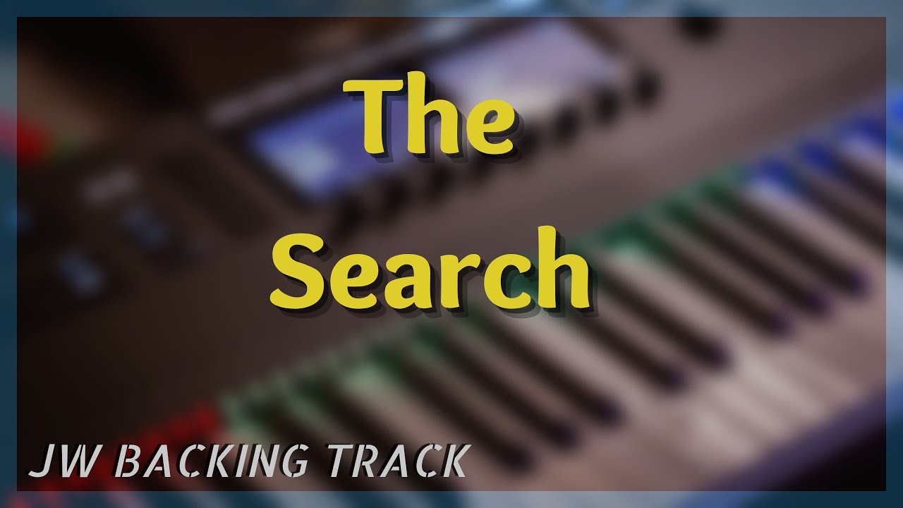 The Search - Backing Track - YouTube
