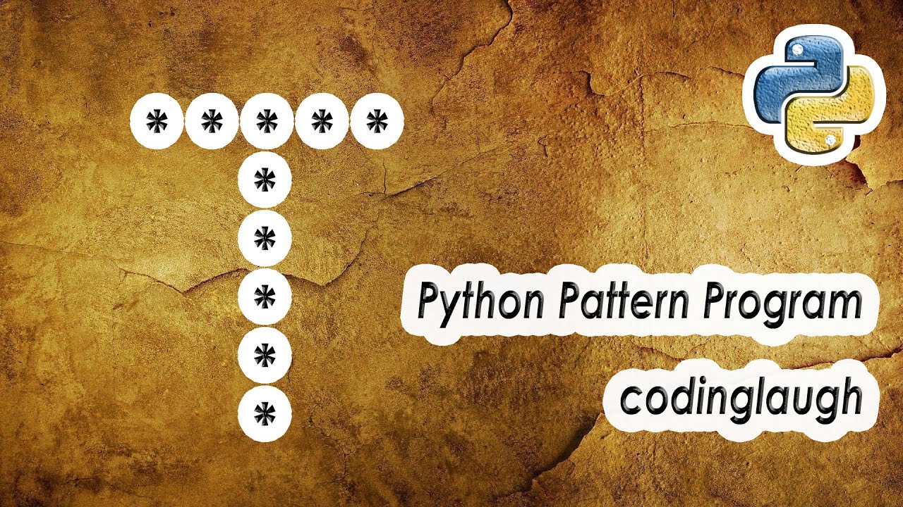 T Alphabet Shape Star Pattern Python Pattern Program Bangla