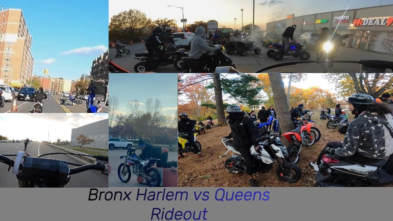 NYC BIKE LIFE- Bronx Harlem vs Queens Ride out on 2024 yz125 - YouTube