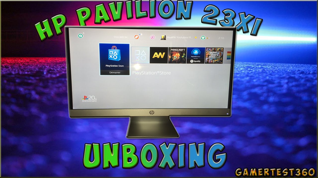 [ UNBOXING #1 ] l HP Pavilion 27xi LED IPS l Ecran Pc - YouTube