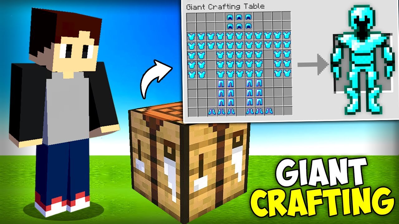 Minecraft, But Crafts are GIANT... - YouTube