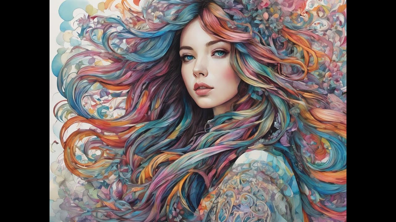 Artistry in the Style of Ink Portraits from Artificial Intelligence Engines - YouTube