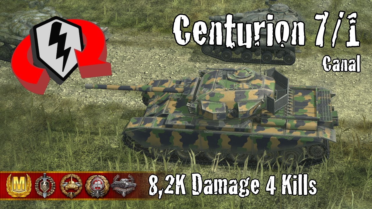 Centurion Mk. 7/1 | 8,2K Damage 4 Kills | WoT Blitz Replays - YouTube