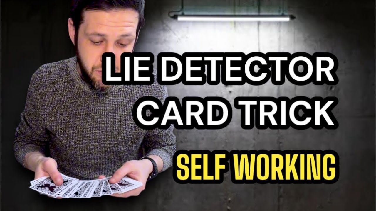Lie Detector Card Trick (Learn it now) Self Working and MIND BLOWING ...