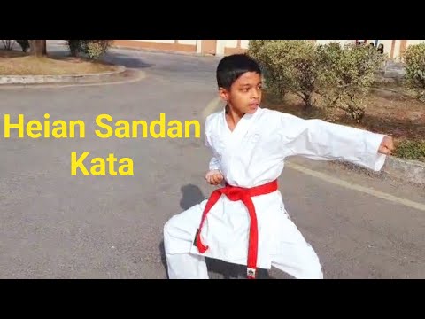 Heian Sandan Kata full tutorial | Orange Belt kata - YouTube