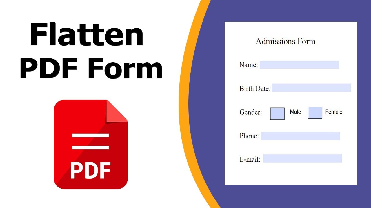 How to Flatten a PDF Form using Sejda Online PDF Editor - YouTube