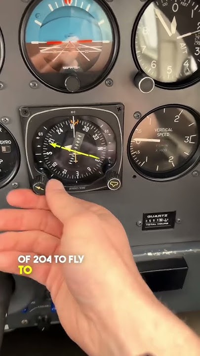 VOR Navigation Explained in 45 Seconds! | Pilot Training & Aviation ...