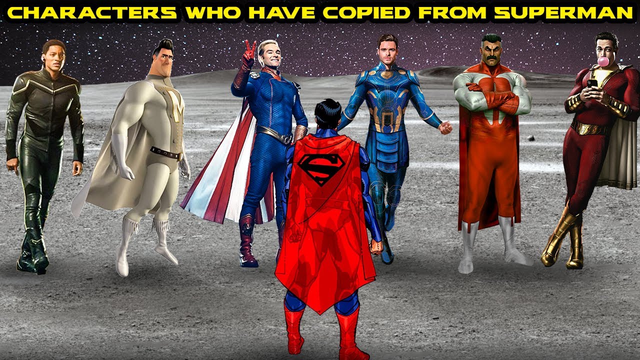 10 Characters who have Copied from Superman - YouTube