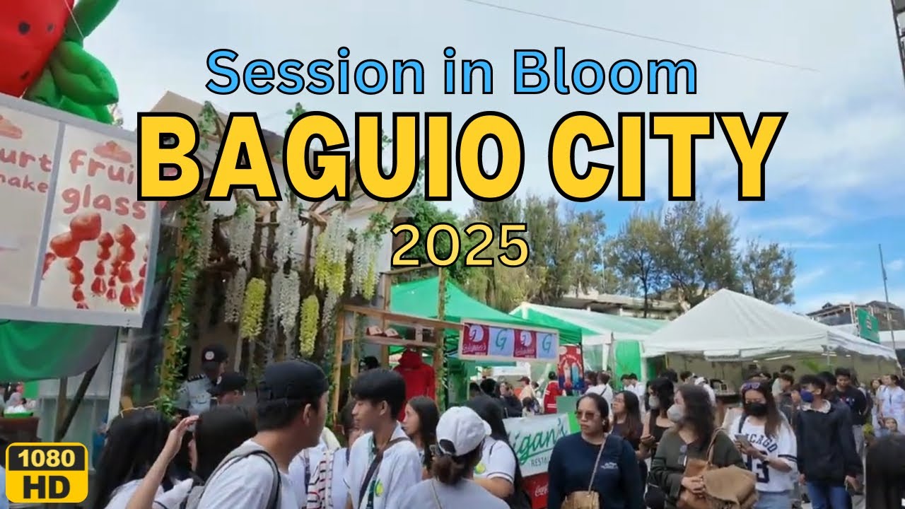 Baguio City Session Road in Bloom Panagbenga 2025 - YouTube