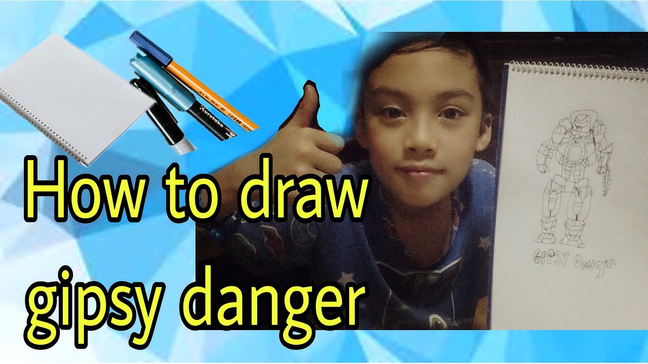 HOW TO DRAW GIPSY DANGER | PACIFIC RIM #VLOG22 - YouTube