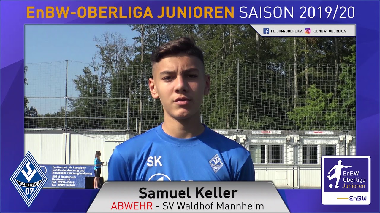 EnBW-Oberliga - SV Waldhof Mannheim - Samuel Keller - YouTube