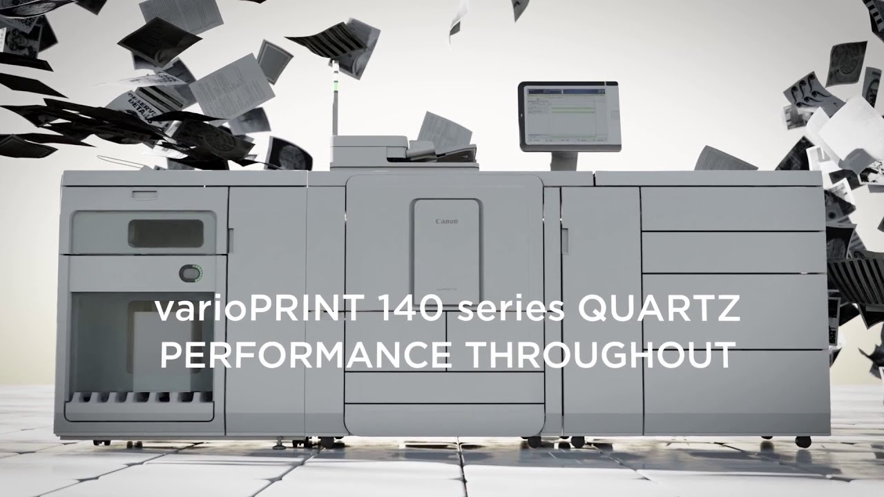 Canon varioPRINT 140 series QUARTZ - In a Minute - YouTube