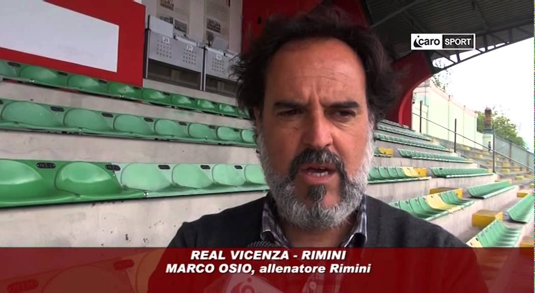 Icaro Sport. Real Vicenza-Rimini, intervista a Marco Osio - YouTube