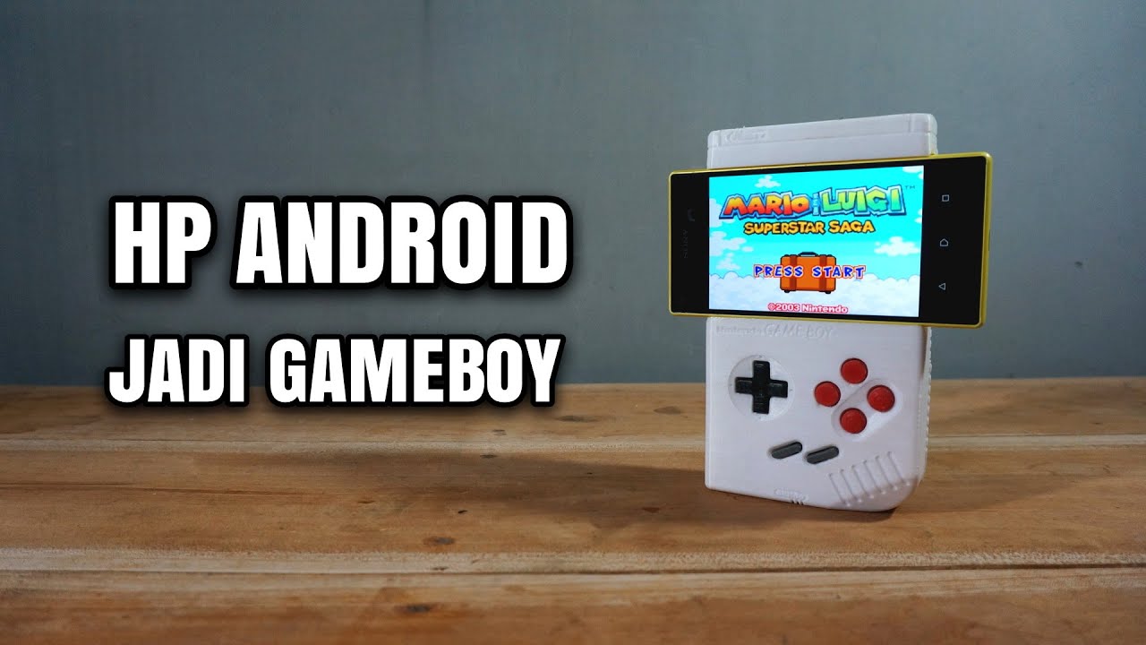 Modif HP Android Jadi handheld Retro Mirip Gameboy DMG - YouTube