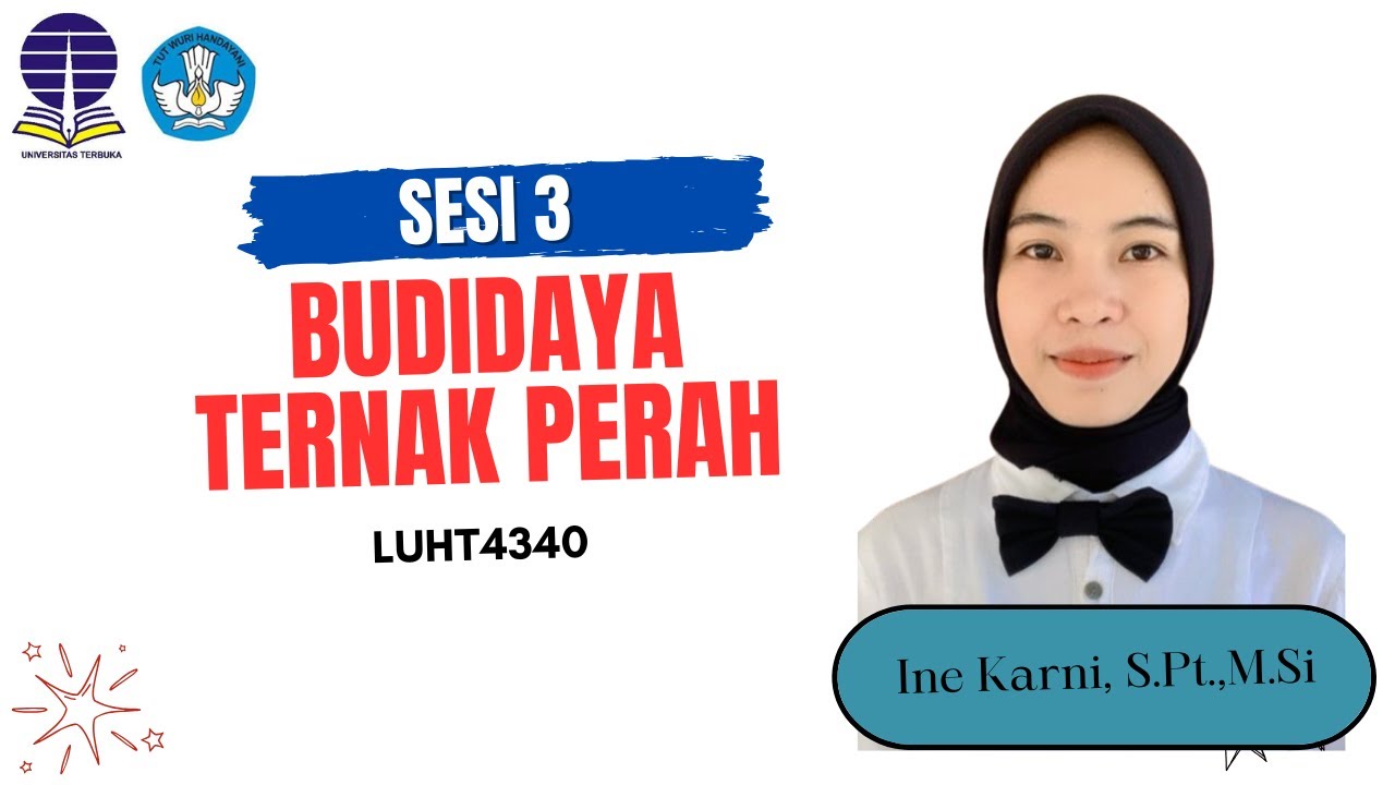 MK BUDIDAYA TERNAK PERAH SESI 3 - YouTube