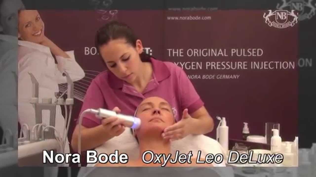 Nora Bode OXYjet Leo Deluxe - Faltenglättung und Hautverjüngung - YouTube
