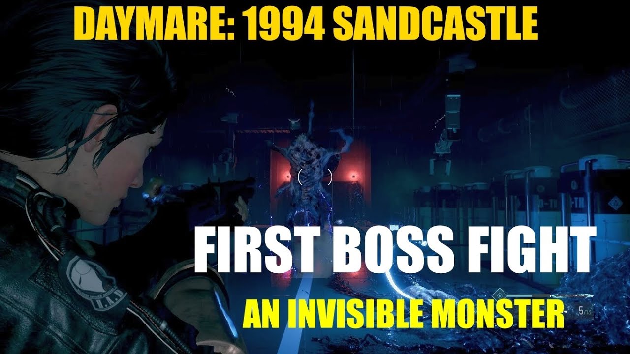 DAYMARE 1994 SANDCASTLE FIRST BOSS FIGHT AN INVISIBLE MONSTER - YouTube