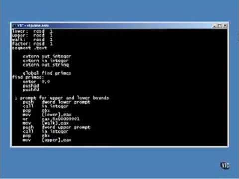 Assembly Language Training: Part 5 (16 of 17) - Assembly Language Basics (Find a Prime) - YouTube