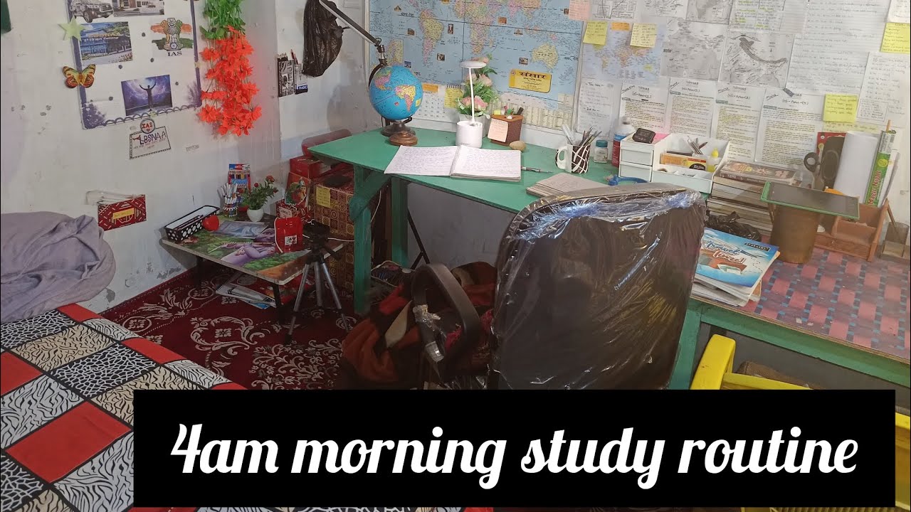 4am morning study routine vlogs#study #youtubevideos - YouTube