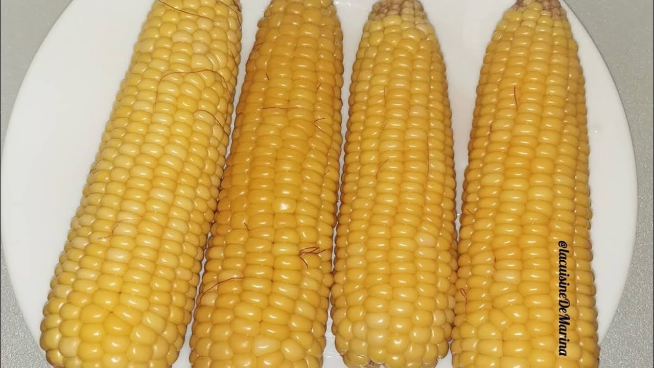 Maïs frais bouilli recette simple et facile - YouTube