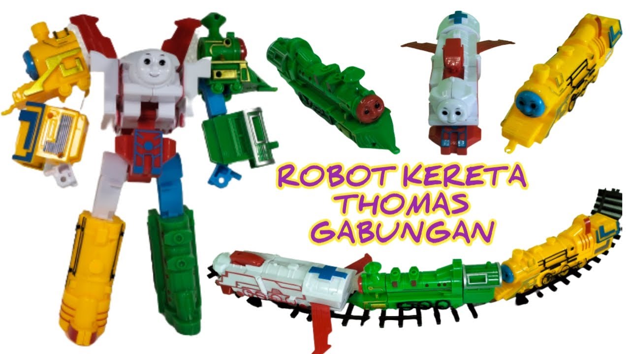 MERAKIT KERETA THOMAS MENJADI ROBOT - YouTube