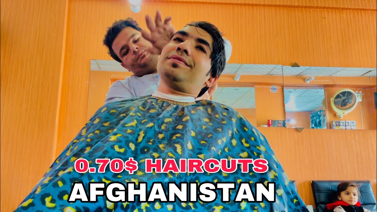 0.70$ hair styles in Afghanistan | vlog - YouTube