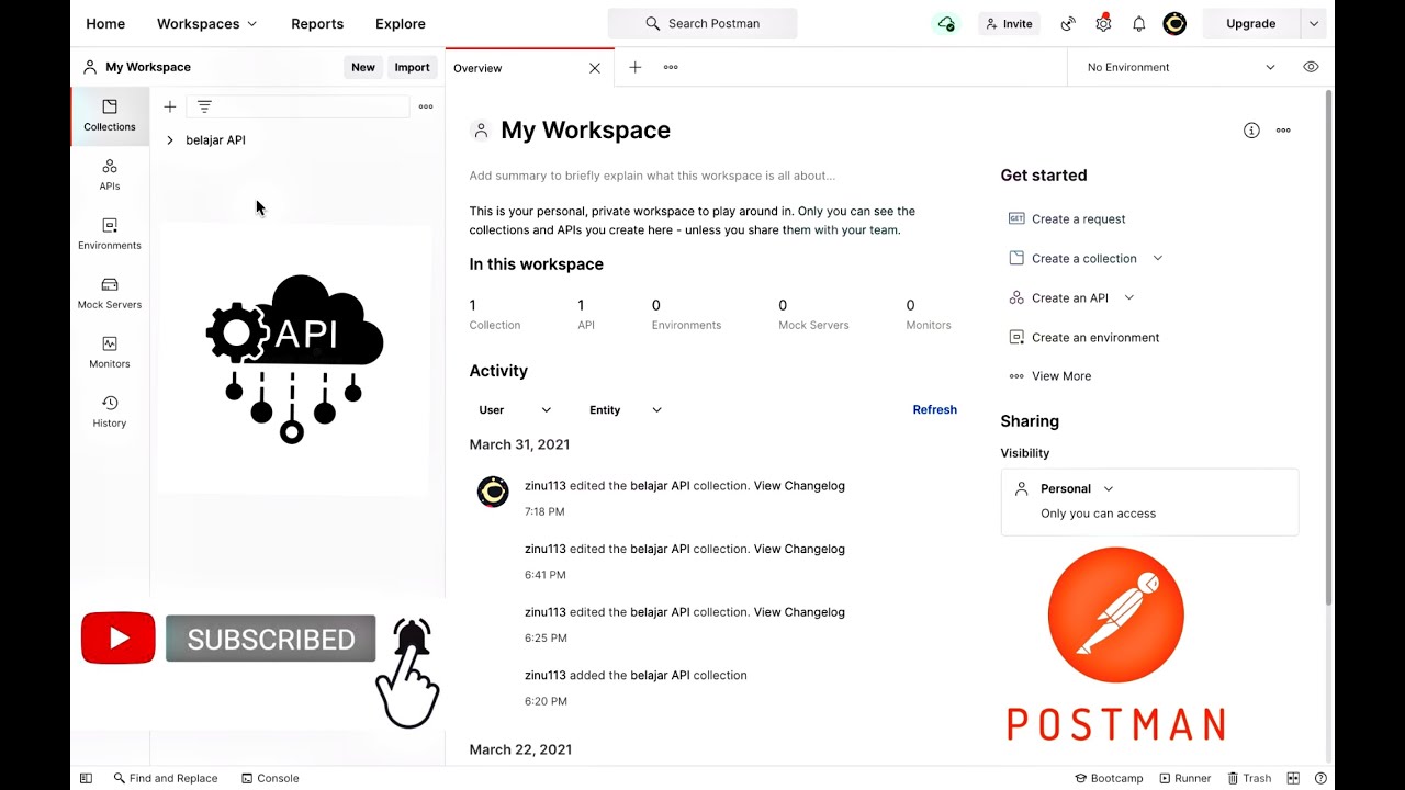 Belajar API menggunakan Postman dan Fake API JsonPlaceholder - YouTube