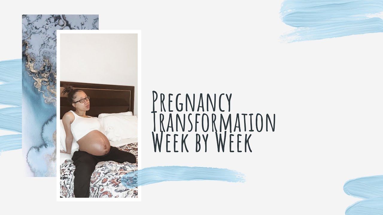 PREGNANCY TRANSFORMATION | WEEK BY WEEK GROWTH - YouTube