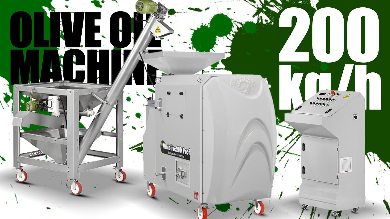 OLIVE OIL EXTRACTION MACHINE 200 KG/H - OLIVE OIL MACHINE - OLIVE OIL ...