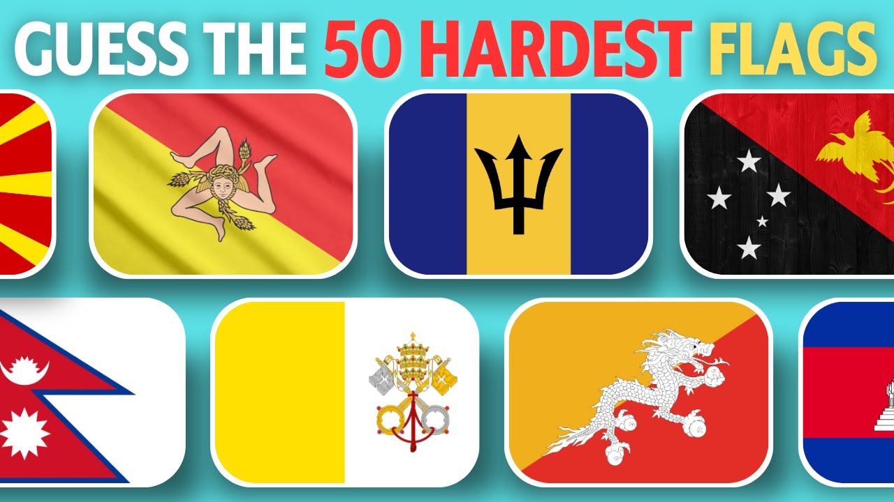 Guess The Country By The Flag Quiz: IMPOSSIBLE EDITION | For Geniuses ...