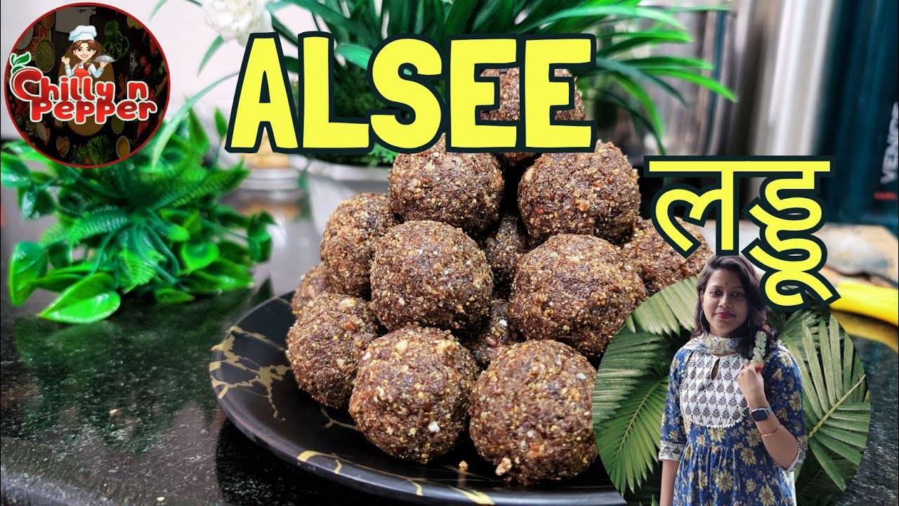 An Excellent Superfood - Alsee laddoo|| Flaxseed Laddoo Recipe || अलसी ...