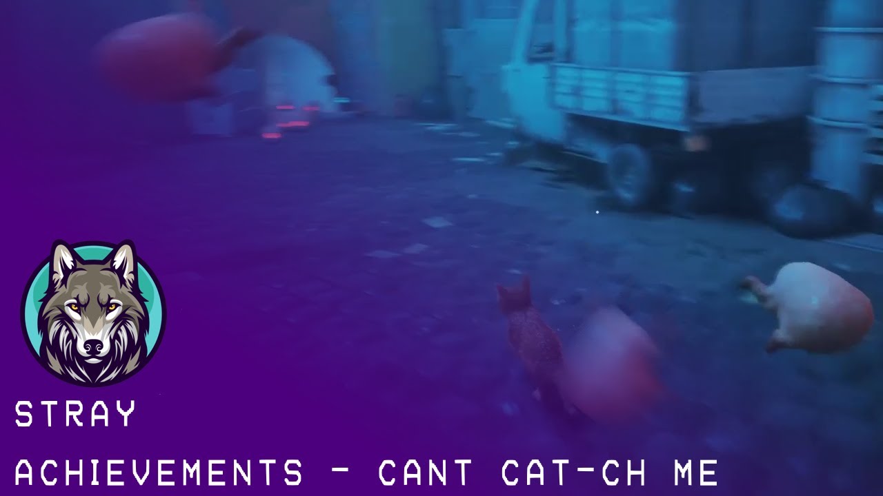 [Stray][Achievements] Can't Cat-ch Me - guided run - YouTube