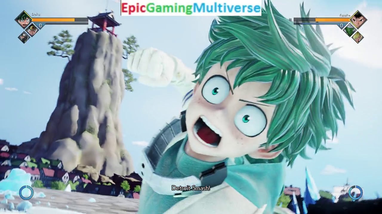 Yusuke VS Deku From The My Hero Academia Series In A Jump Force Anime ...